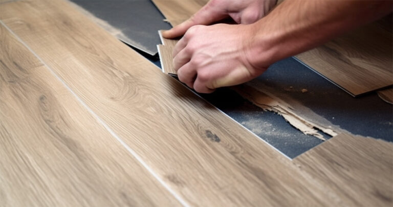 3 Steps to "How to repair a damaged vinyl flooring plank"